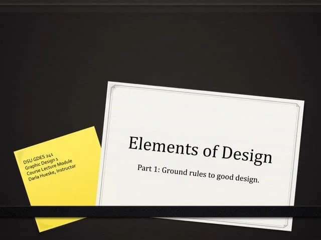 Visual Elements Pptx