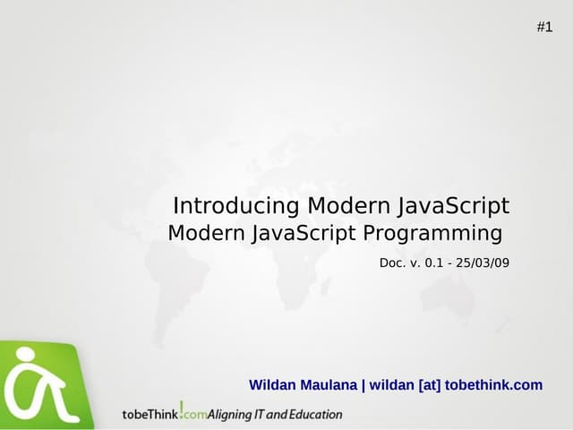Modern Javascript Programming Pdf