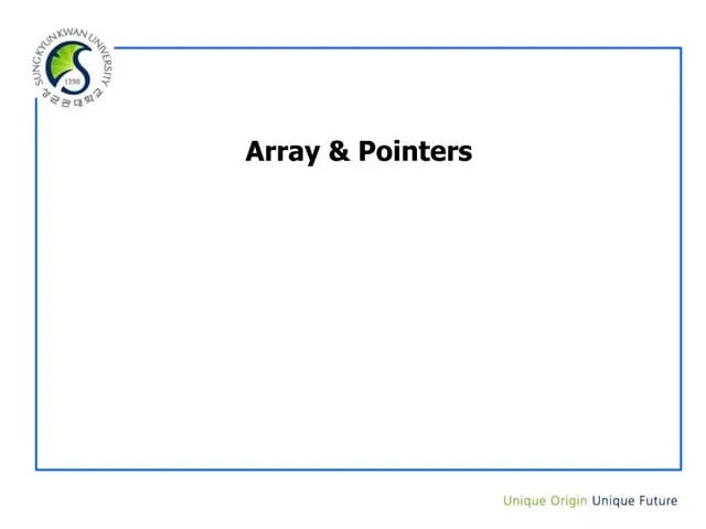 10 Array Pointer Pdf