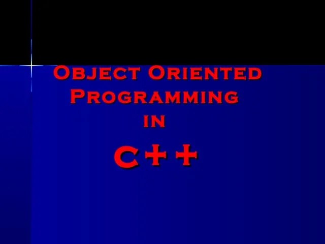 2 Lesson 2 Object Oriented Programming In C Ppt