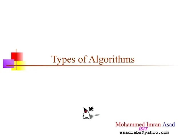 32 Algorithm Types Ppt