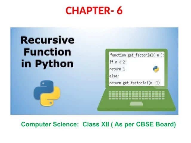 6 Recursion Using Python 1 Pptx6 Recursion Using Python 1 Pptx