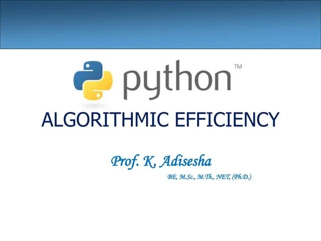 Python Algorithm Pdf