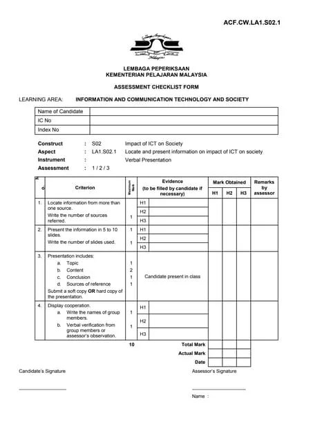 Acf Presentation Ppt