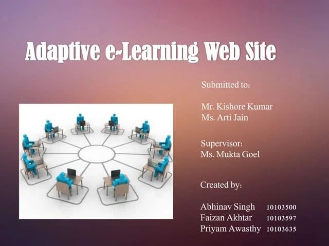 Evaluation An E Learning Website Ppt