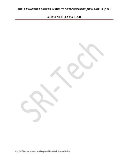 Java Java Servlet Programs Examples Pdf