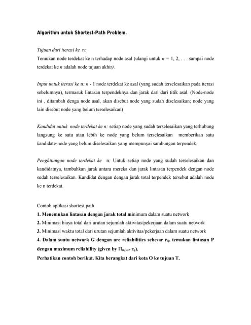 Shortest Path Matematika Diskrit Pptx