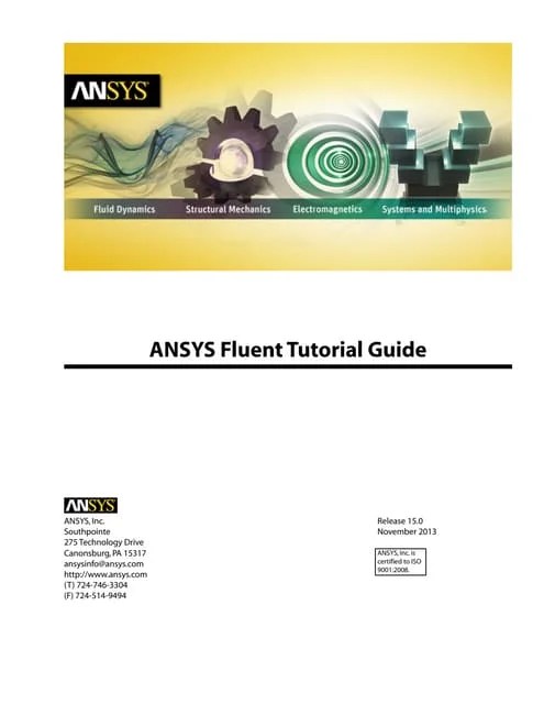 Fluent Tutorial Guide Ansys Pdf