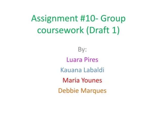 Assignment 1 Pptx