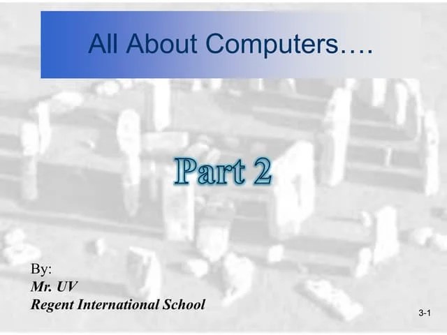 Ch3 Computer Hardware Ppt Ppt