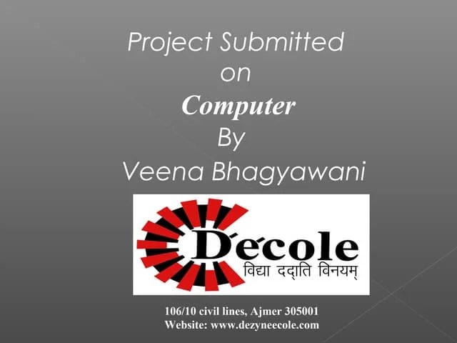 Basic Computer Concepts Ppt