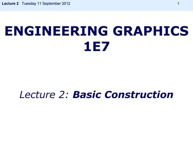 Basic Construction Ppt