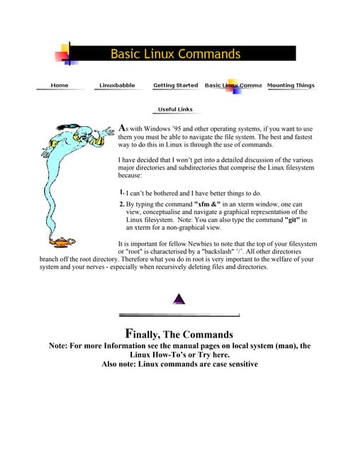 Linux Basic Commands Pdf