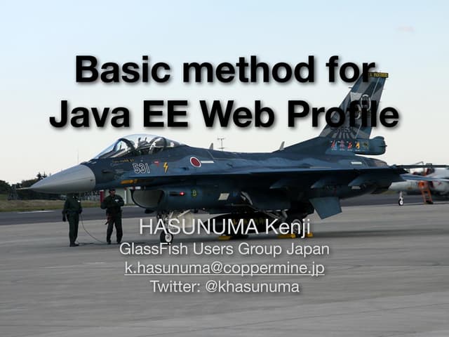 Basic Method For Java Ee Web Profile Ppt