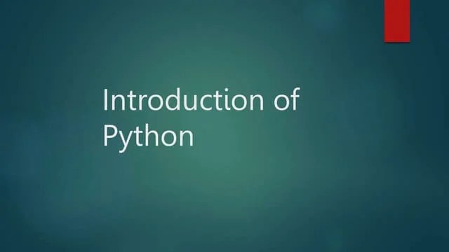 Basic Python Powerpoint Pptx