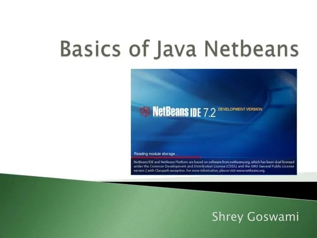 Basic Of Java Netbeans Ppsx