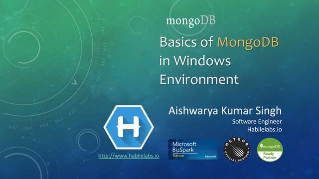 Basics Of Mongodb Pptx