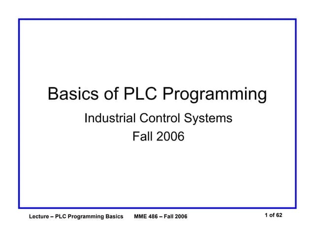 Basics Of Plc Programming Pdf