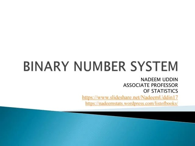 Ppt On Number System Pptx