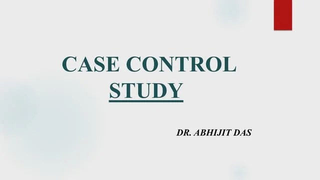 Case Control Study Design Pptx Cancer Diseases And Conditions