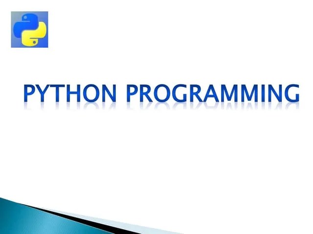 Class 11 12 Ict Ppt Python Programming Pptx