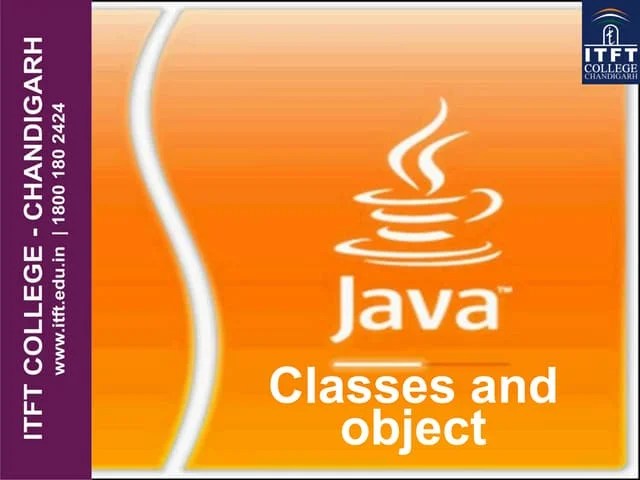 Itft Classes And Object In Java Pdf