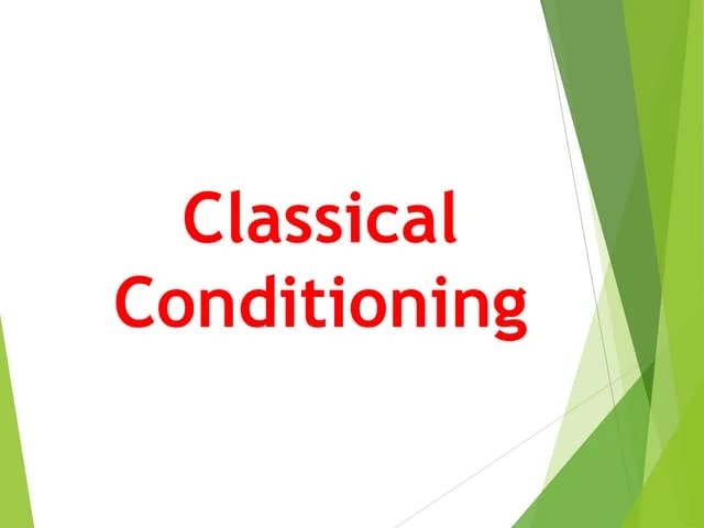 Classical Conditioning Theory Of Learning Pptx