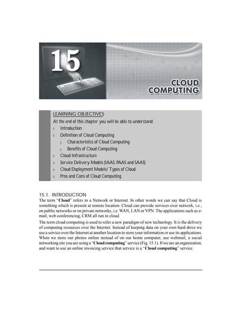 Cloud Infrastructure M Service Delivery Models Iaas Paas And Saas