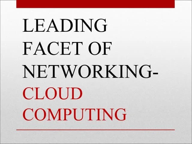 Cloud Computing Simple Ppt Ppt