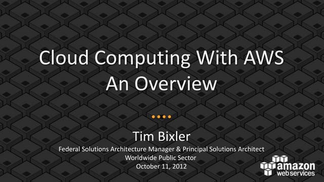 Cloud Computing With Aws Pptx