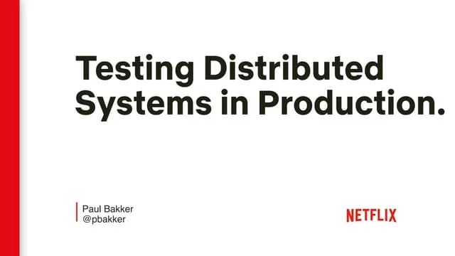 Testing Distributed Systems In Production Pdf