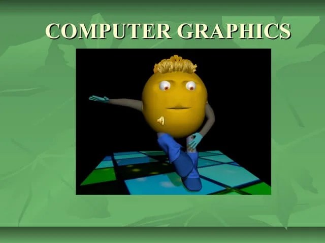 Computer Graphics Ppt Pptx