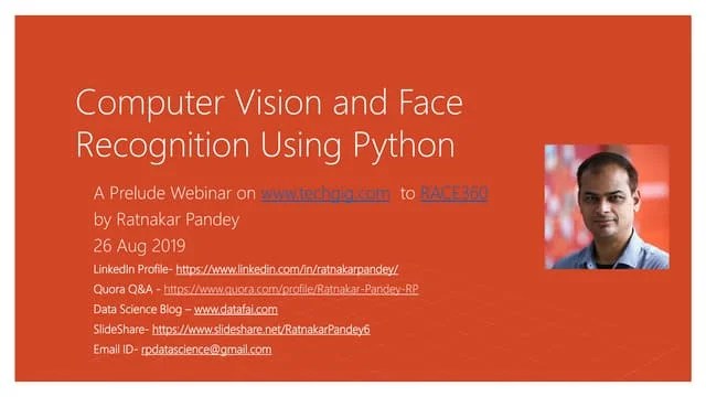 Computer Vision And Face Recognition Using Python Pdf