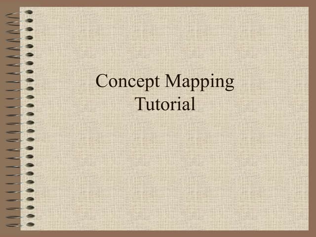 Concept Mapping Tutorial Ppt
