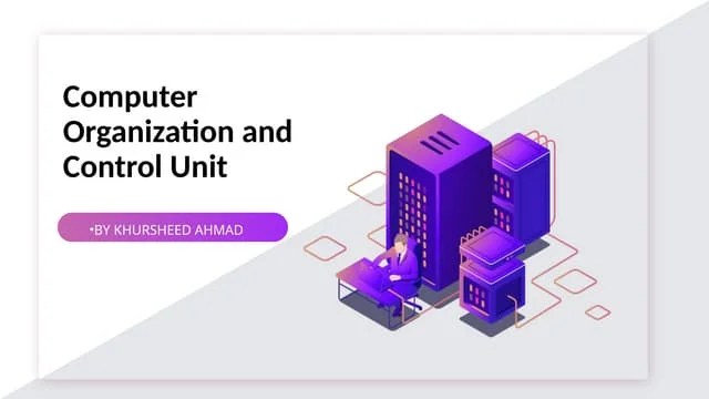 Control Unit Hardware Microprogrammed Pptx