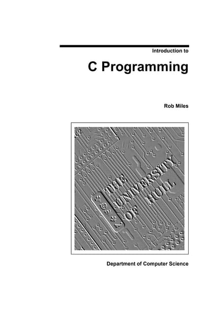 C Programming Pdf