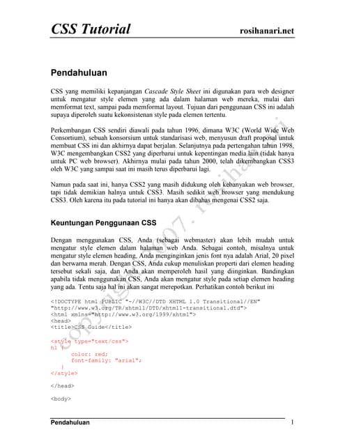 Css Tutorial 11 Pdf