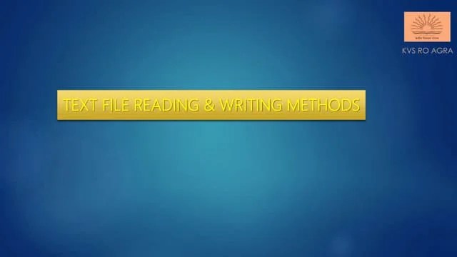 File Handling In Python Programming Ppt