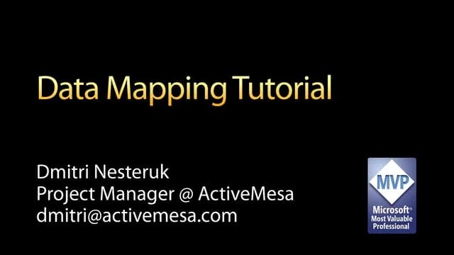 Data Mapping Tutorial Pdf