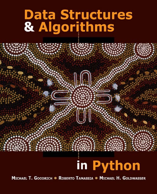 Data Structures And Algorithms In Python Pdf