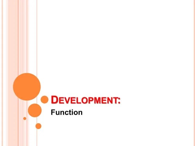 Development Critical Dimensions Ppt