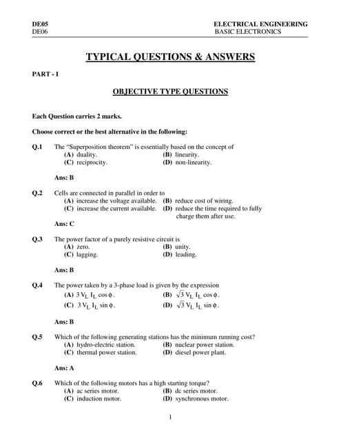 Electrical Engineering Basic Pdf