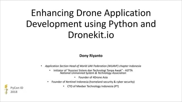 Enhancing Drone Application Development Using Python And Dronekit Pdf