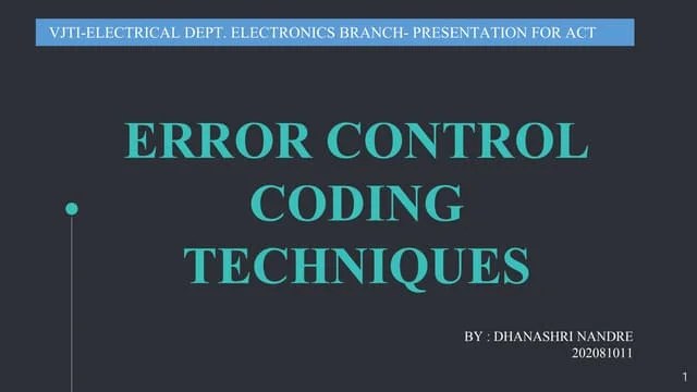 Linear Block Coding Ppt
