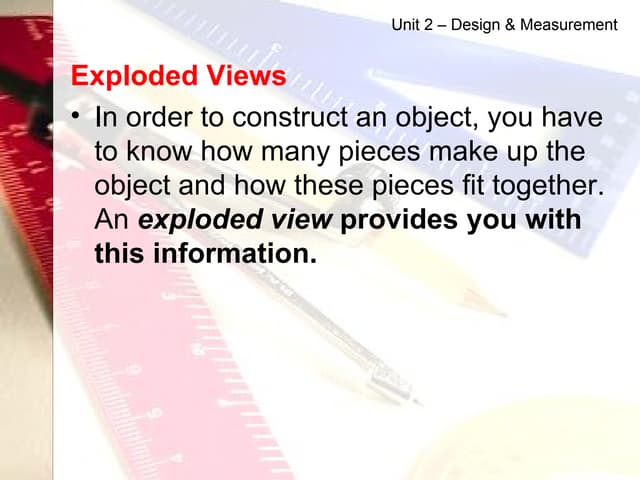 Exploded Views Ppt
