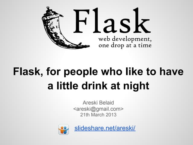 Python Flask Presentation Pptx