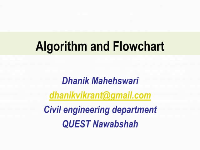 Flowchart Question And Answer Algorithm Mcq Pdf