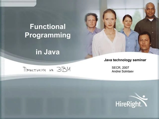 Functional Programming In Java Ppt