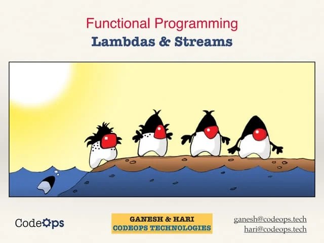 Functional Programming In Java 8 Lambdas And Streams Pdf