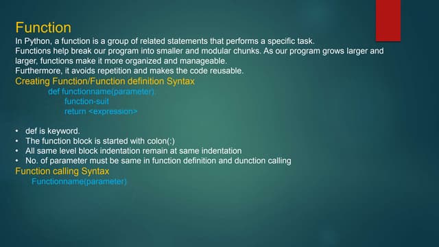Functioninpython 1 Pptx